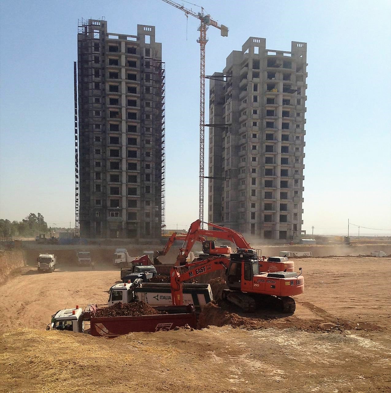 Road and Site Preparation for Erbil Media City – Dinaz Company